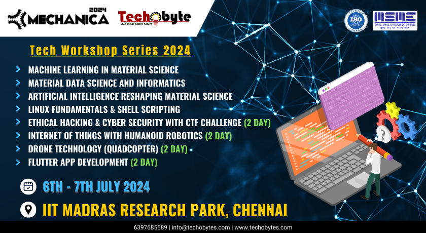TECHO WORKSHOP SERIES 24 @ IIT MADRAS RESEARCH PARK, CHENNAI (6th - 7th ...